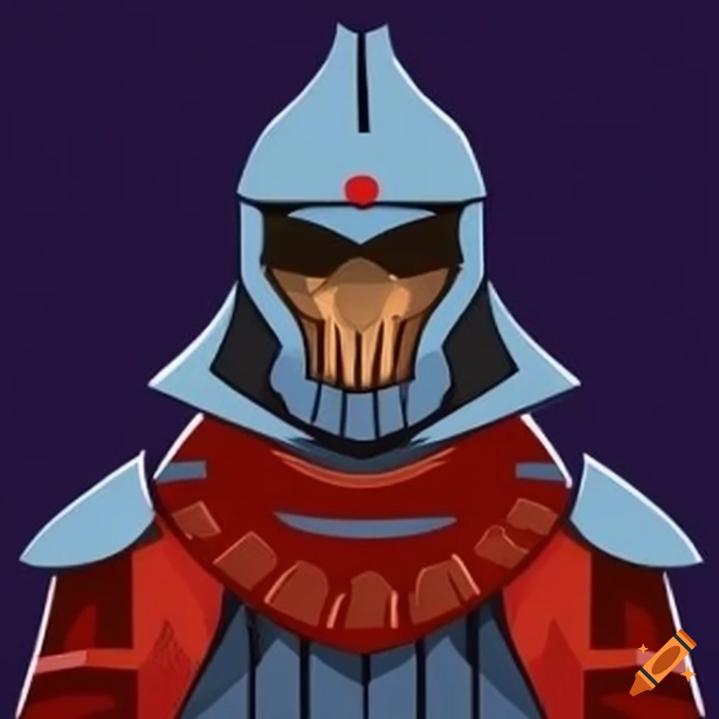 Hlaalu guard in bonemold armor patrolling Balmora in Morrowind on Craiyon