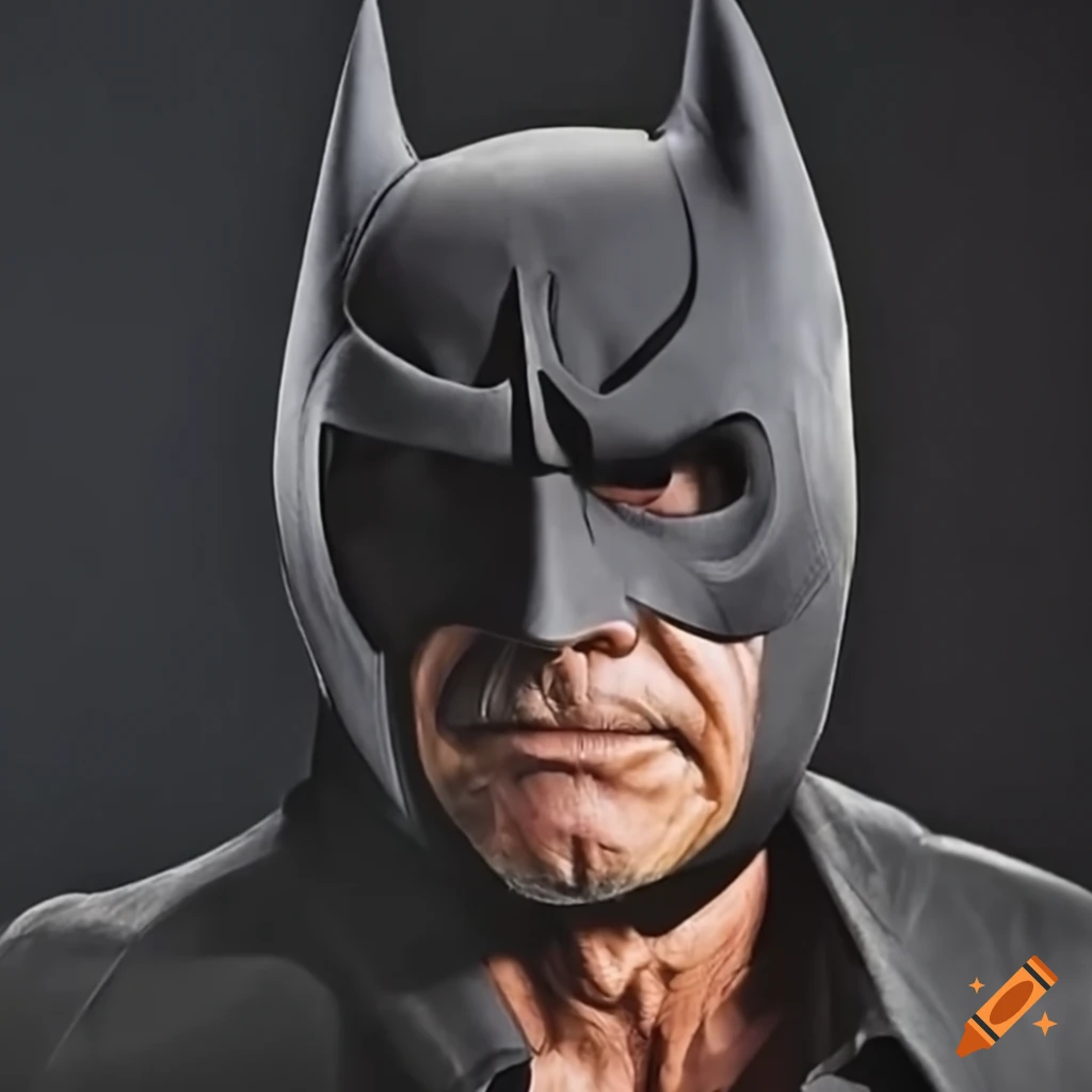 Harrison ford wearing batman's mask on Craiyon
