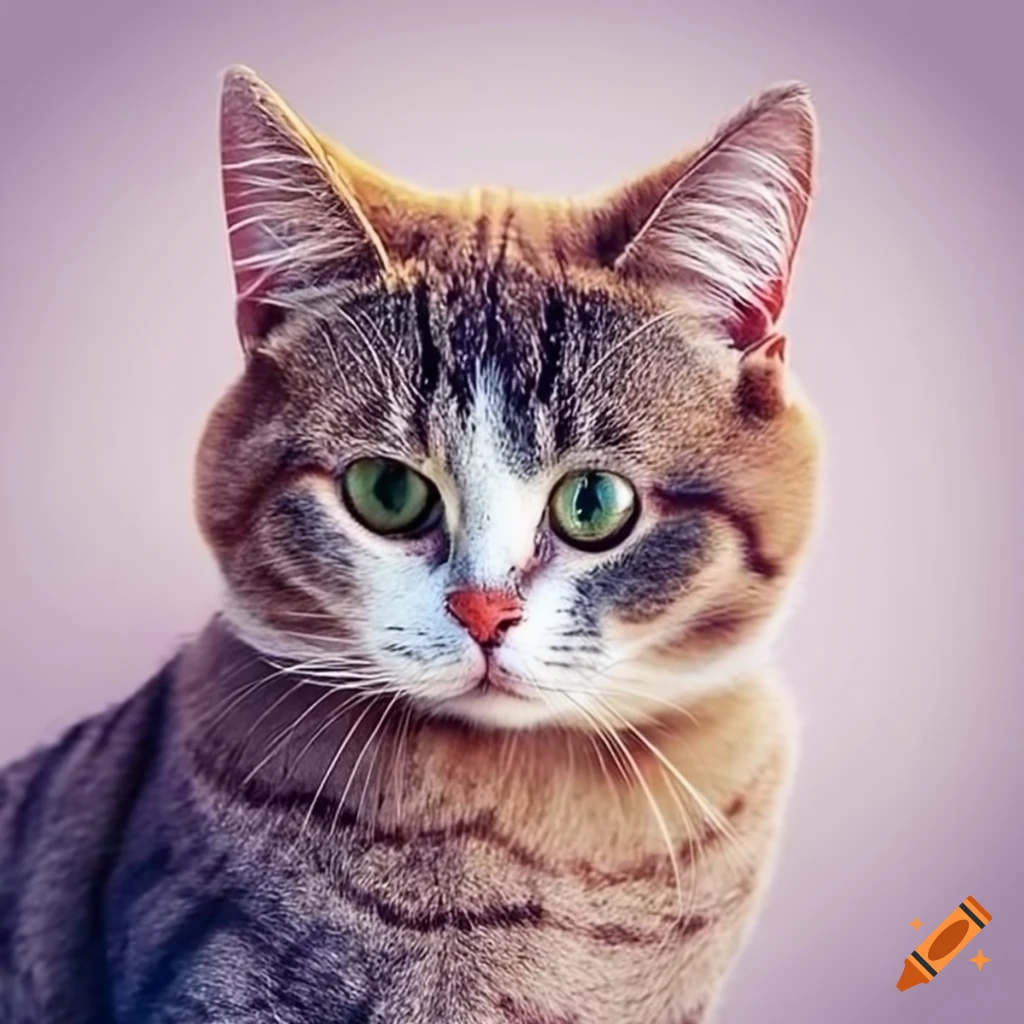 Super cute cat on Craiyon