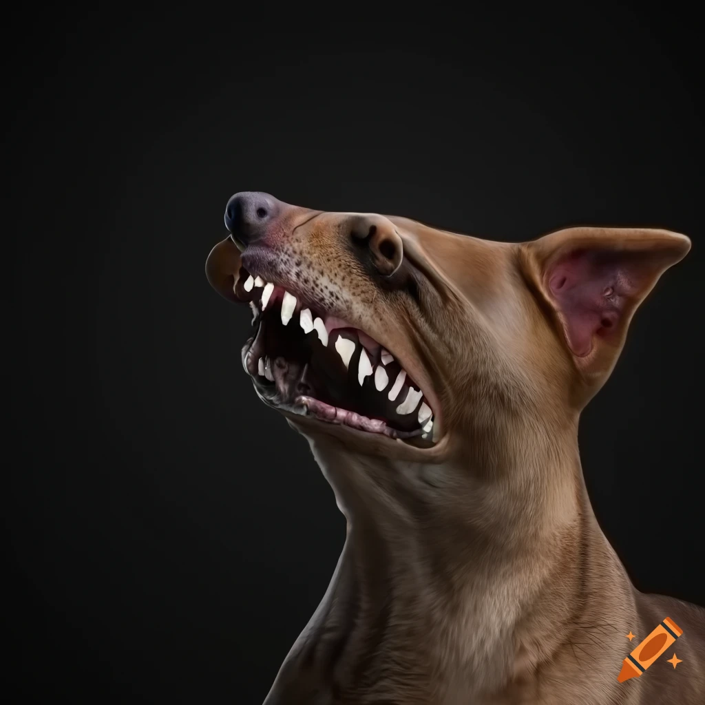 Immersive ultra high definition rendering of a surreal dog with ...