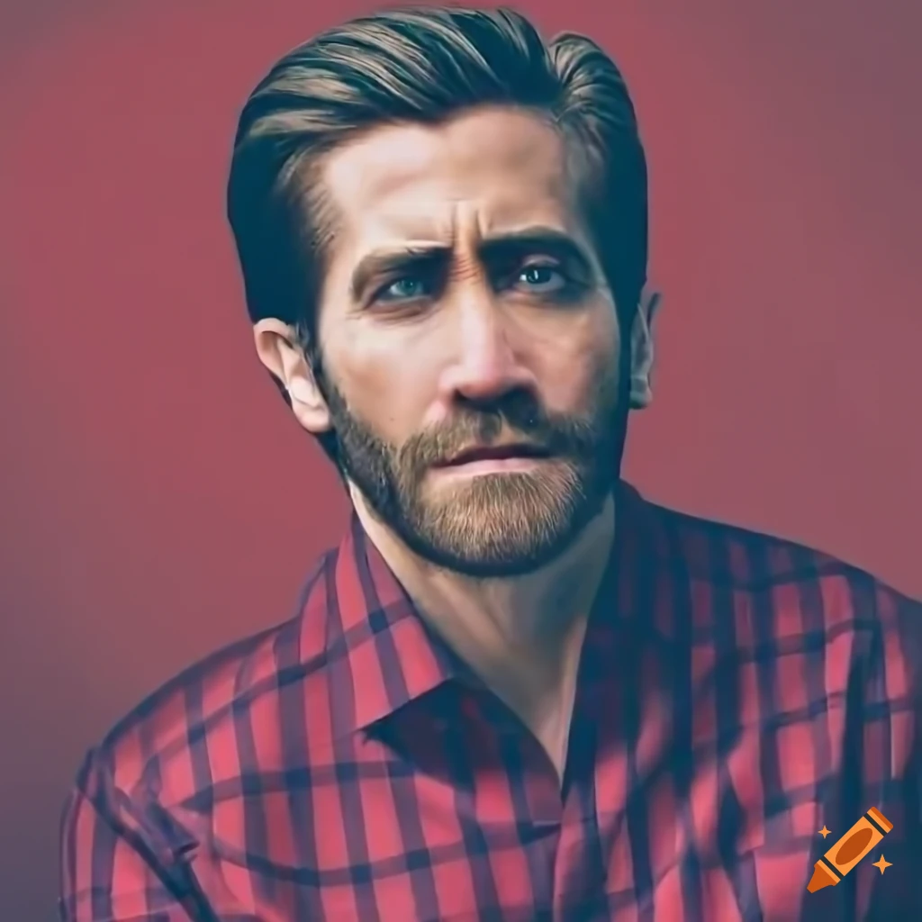 Actor resembling jake gyllenhaal sitting relaxed in old caravan trailer ...