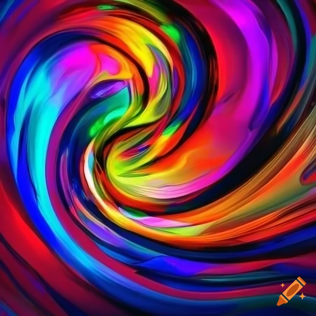 Colorful abstract art composition for digital design on Craiyon