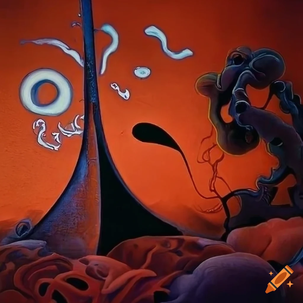 Abstract art featuring coral reef, graffiti, and fractal patterns by ...