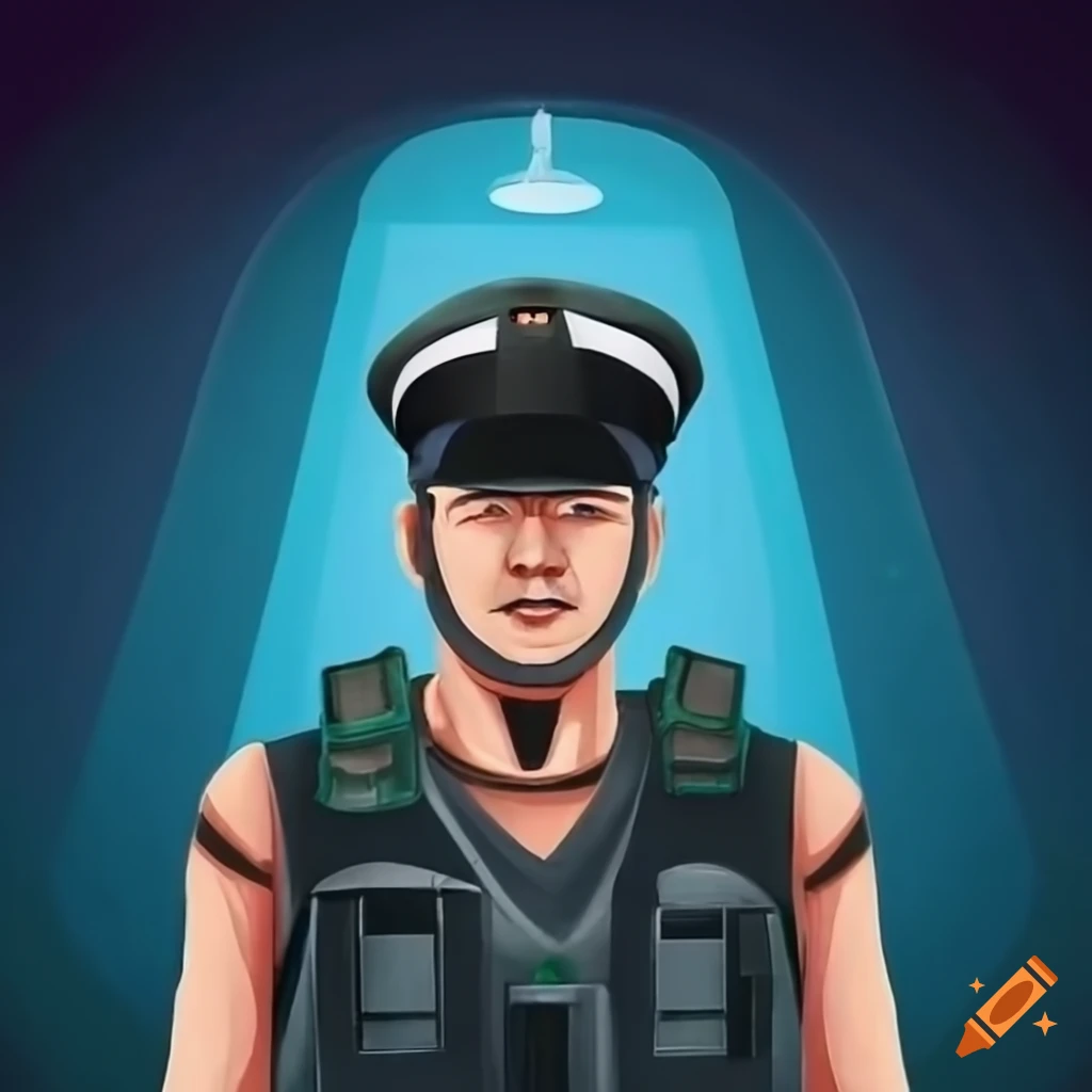 Security guy on Craiyon