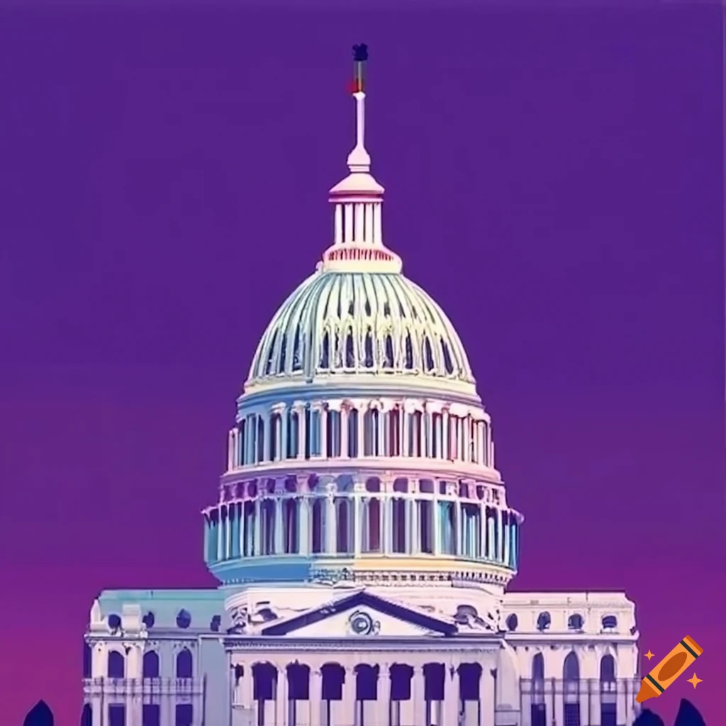 Us congress building in the united states on Craiyon