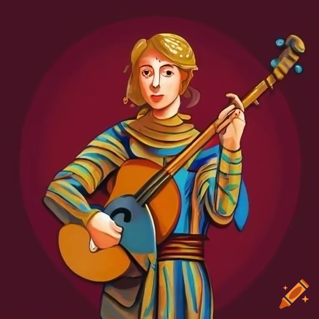 Musical medieval squire on Craiyon