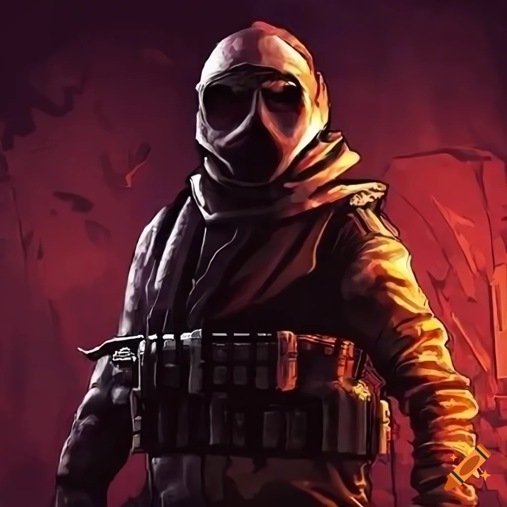 Counter strike global offensive character in uk drill rap album art on ...
