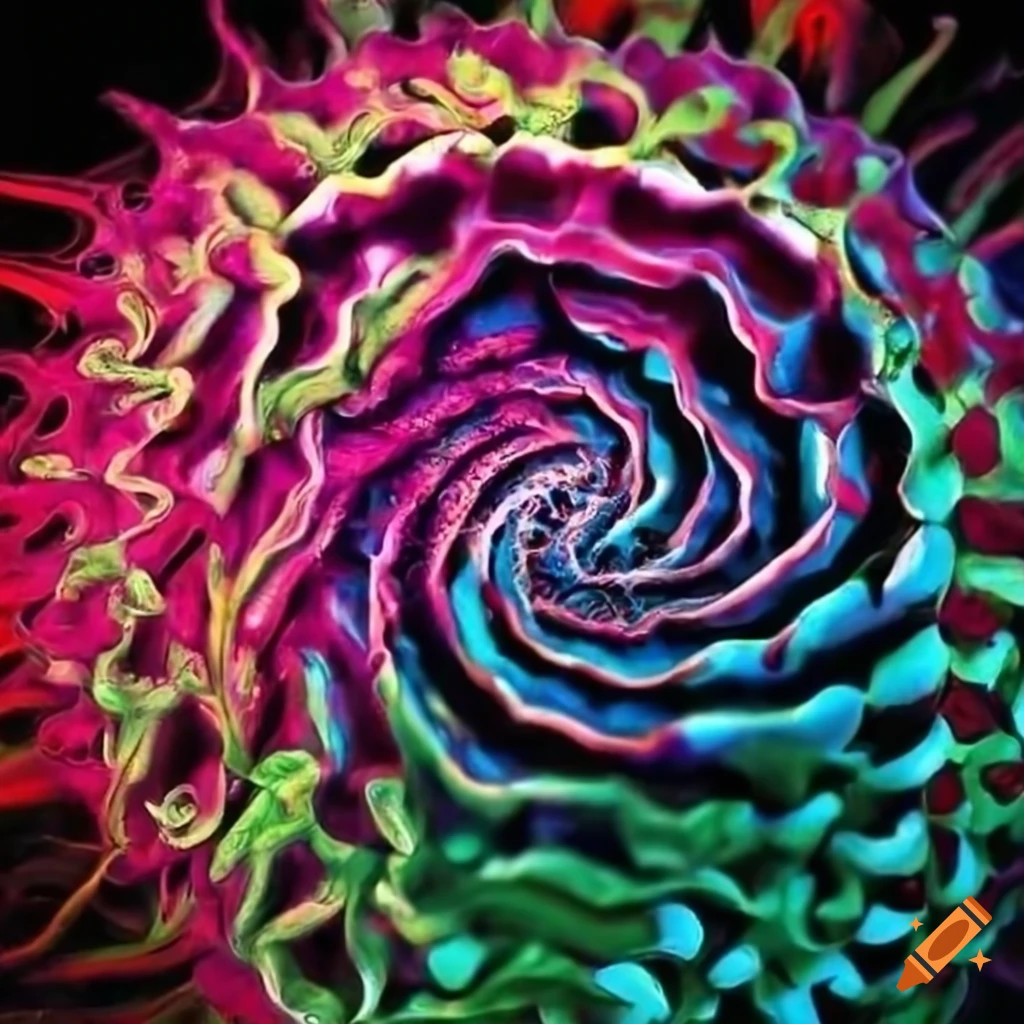 Psychedelic plants on Craiyon