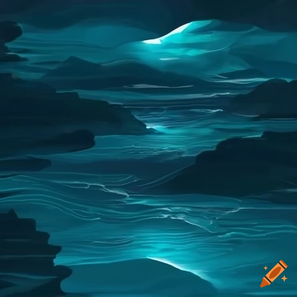 Japanese style ocean design on Craiyon