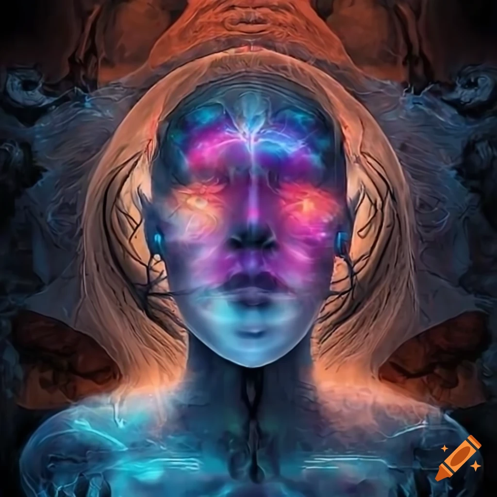 Transhuman apotheosis concept art on Craiyon