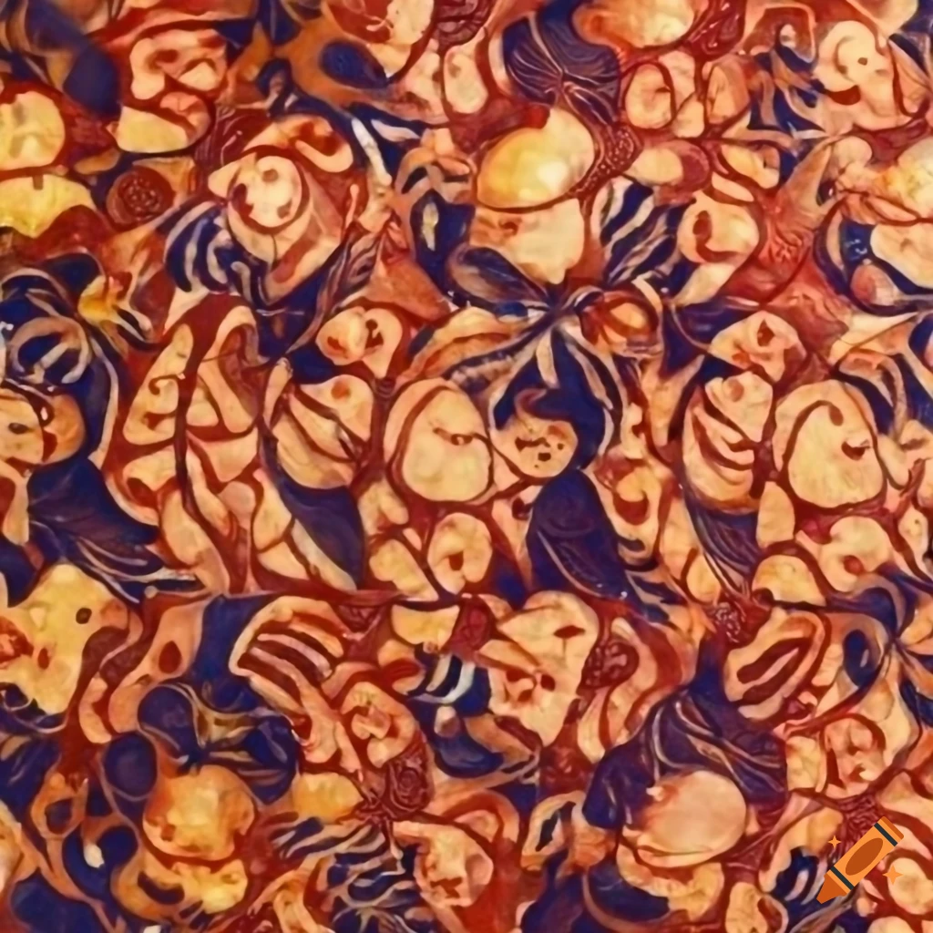 Batik design pattern on Craiyon