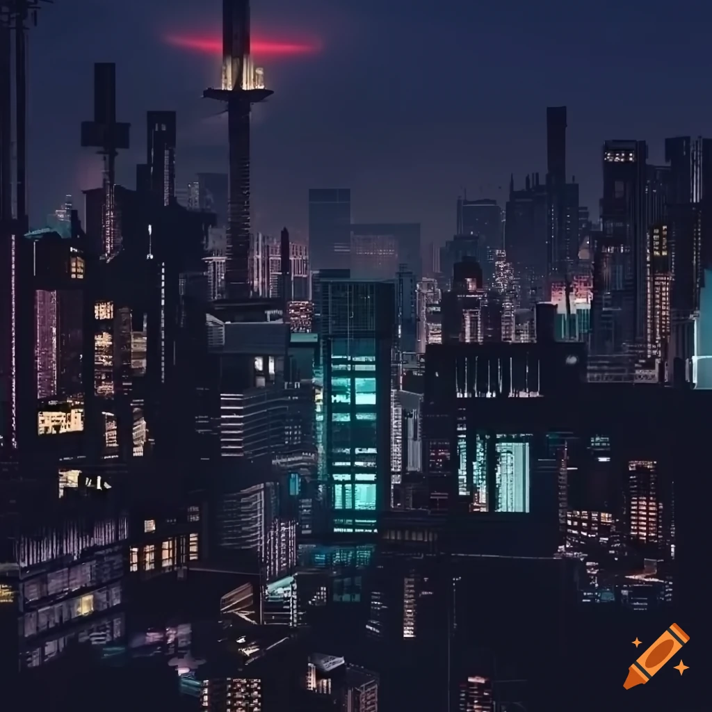 Retro-futurism cyberpunk cityscape on Craiyon