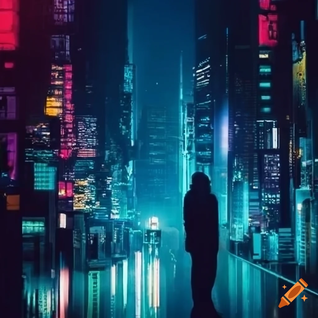 Retro-futurism cyberpunk cityscape on Craiyon