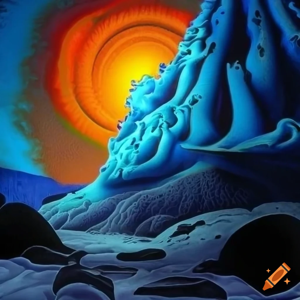 Abstract graffiti art with coral reef inspired patterns on Craiyon