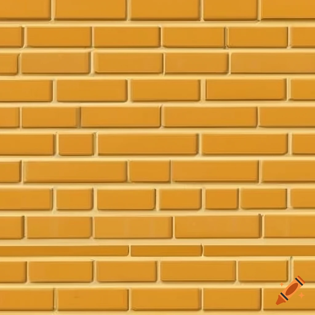 Yellow bricks seamless texture on Craiyon