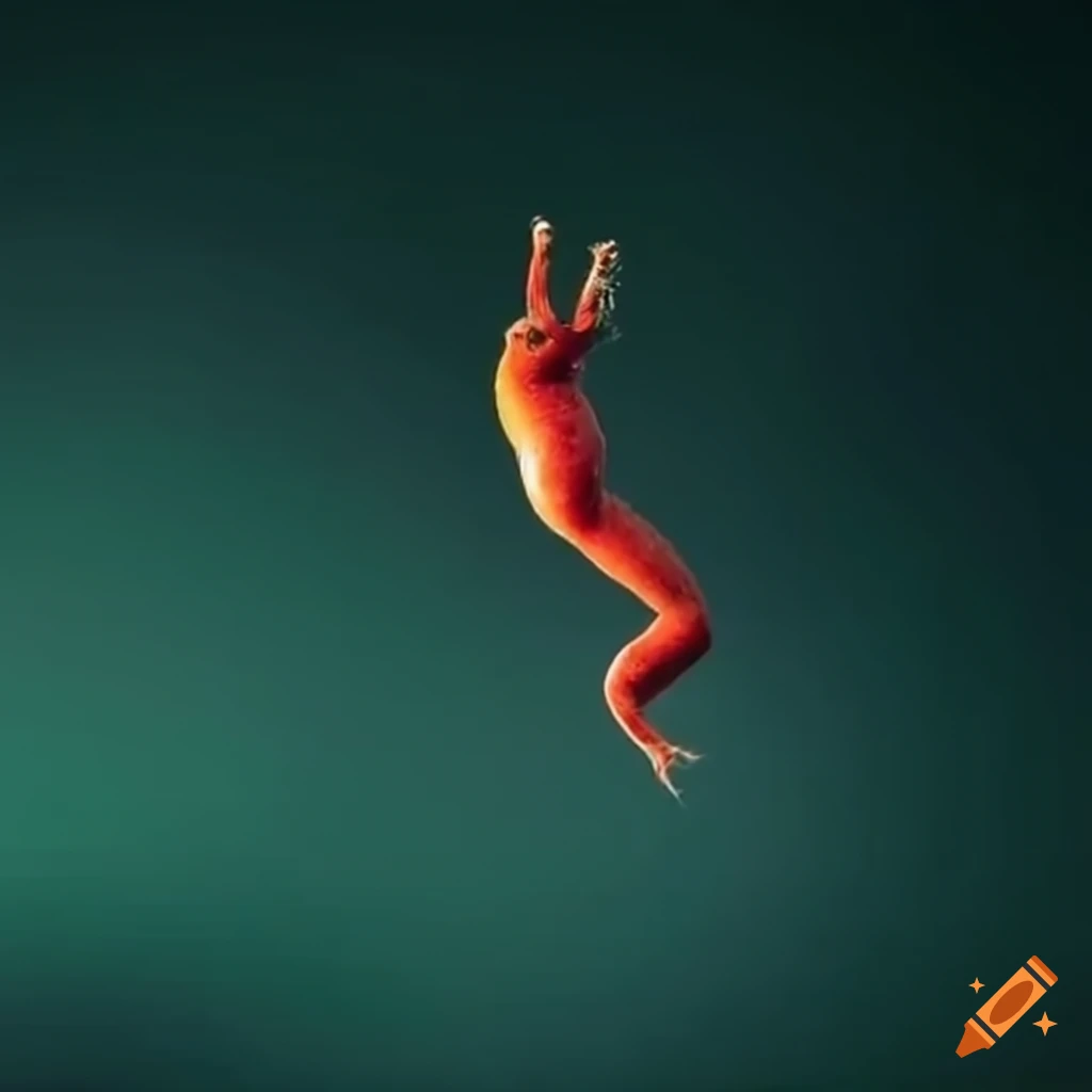 Tomatoes jumping on a trampoline on Craiyon