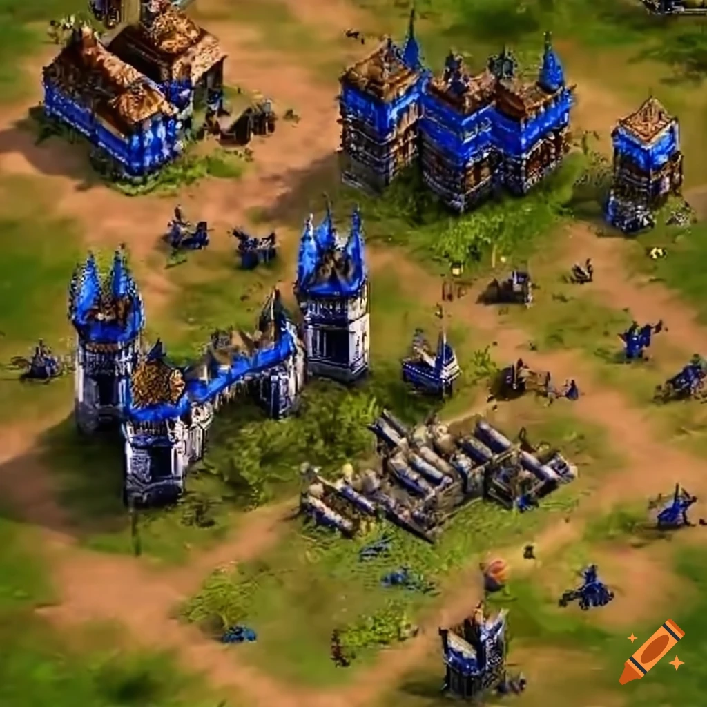 Age of empires 2 strategy game on Craiyon