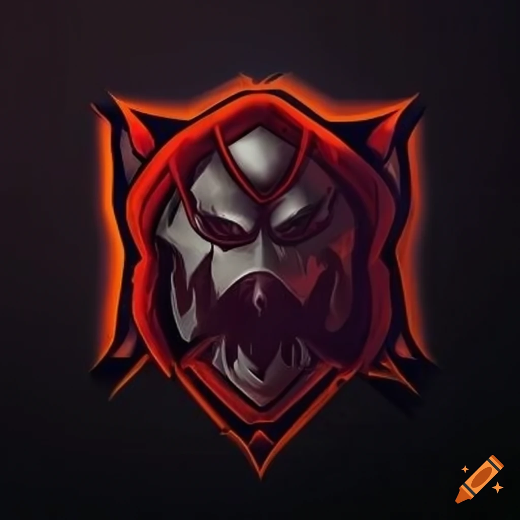 Evil logo for a gaming team on Craiyon