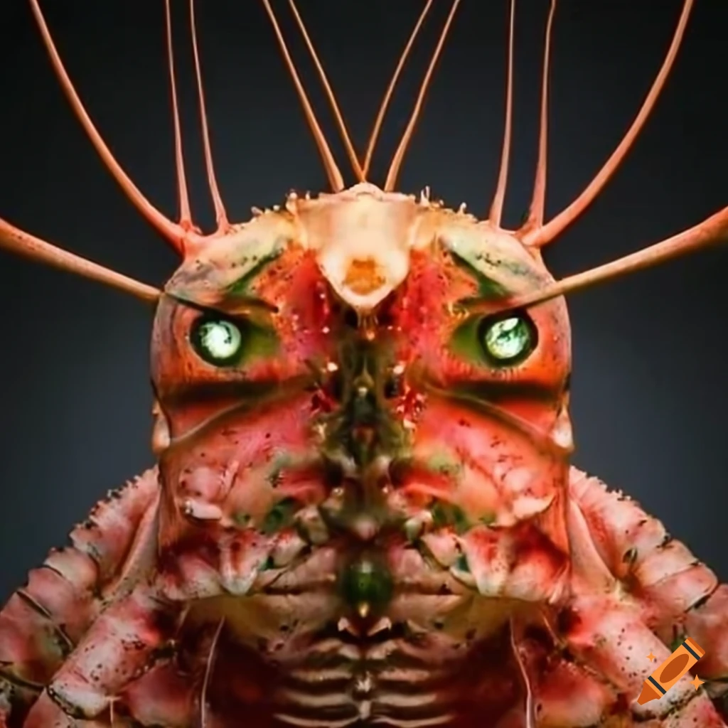 Ginger creature with dendral roots and third eye on Craiyon