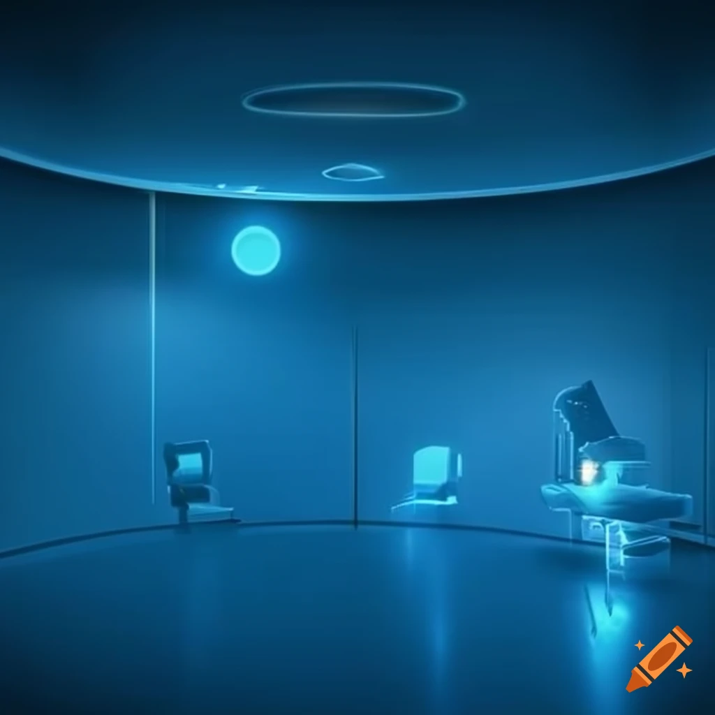 Minimalistic medical space with new technology on Craiyon