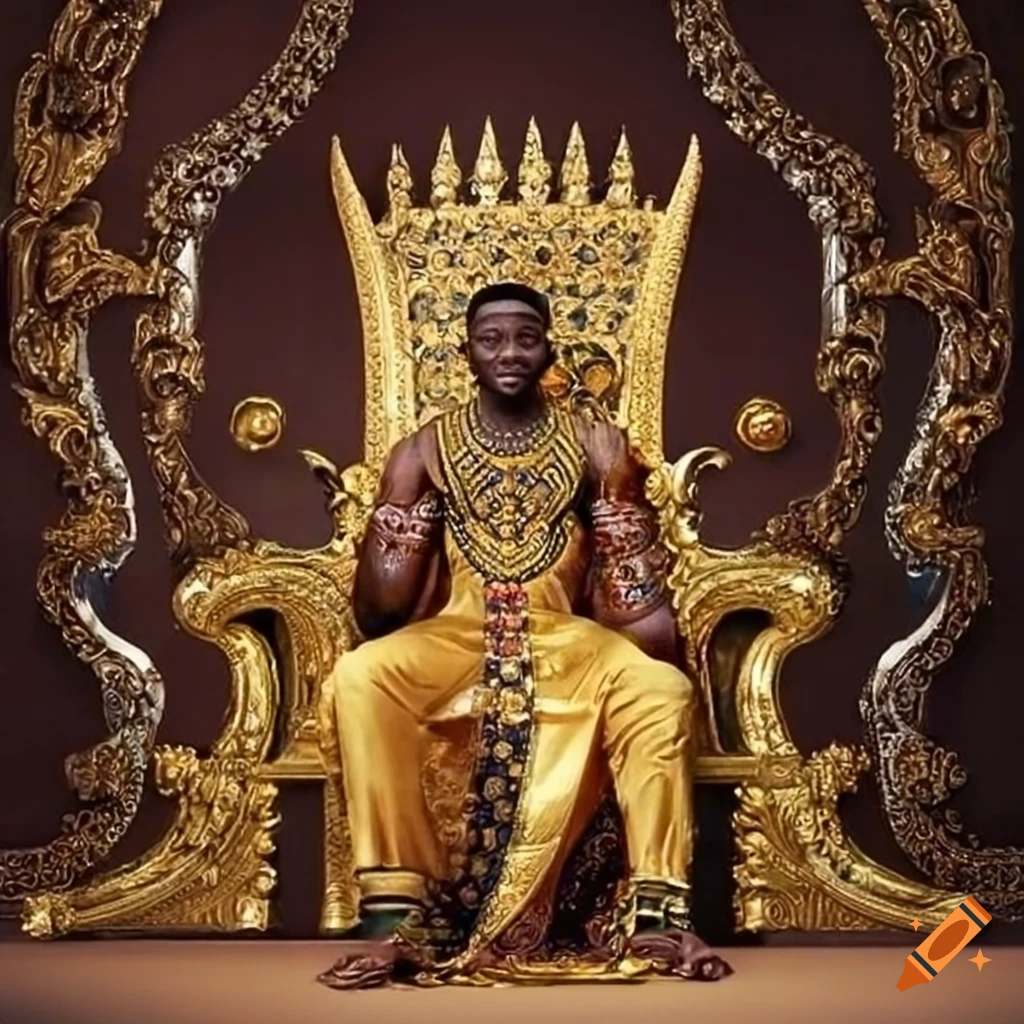 African Gold Throne