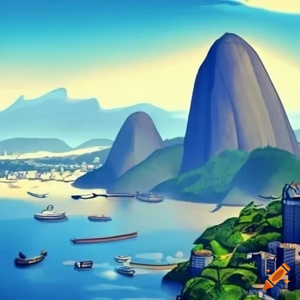 Rio de janeiro animated picture on Craiyon