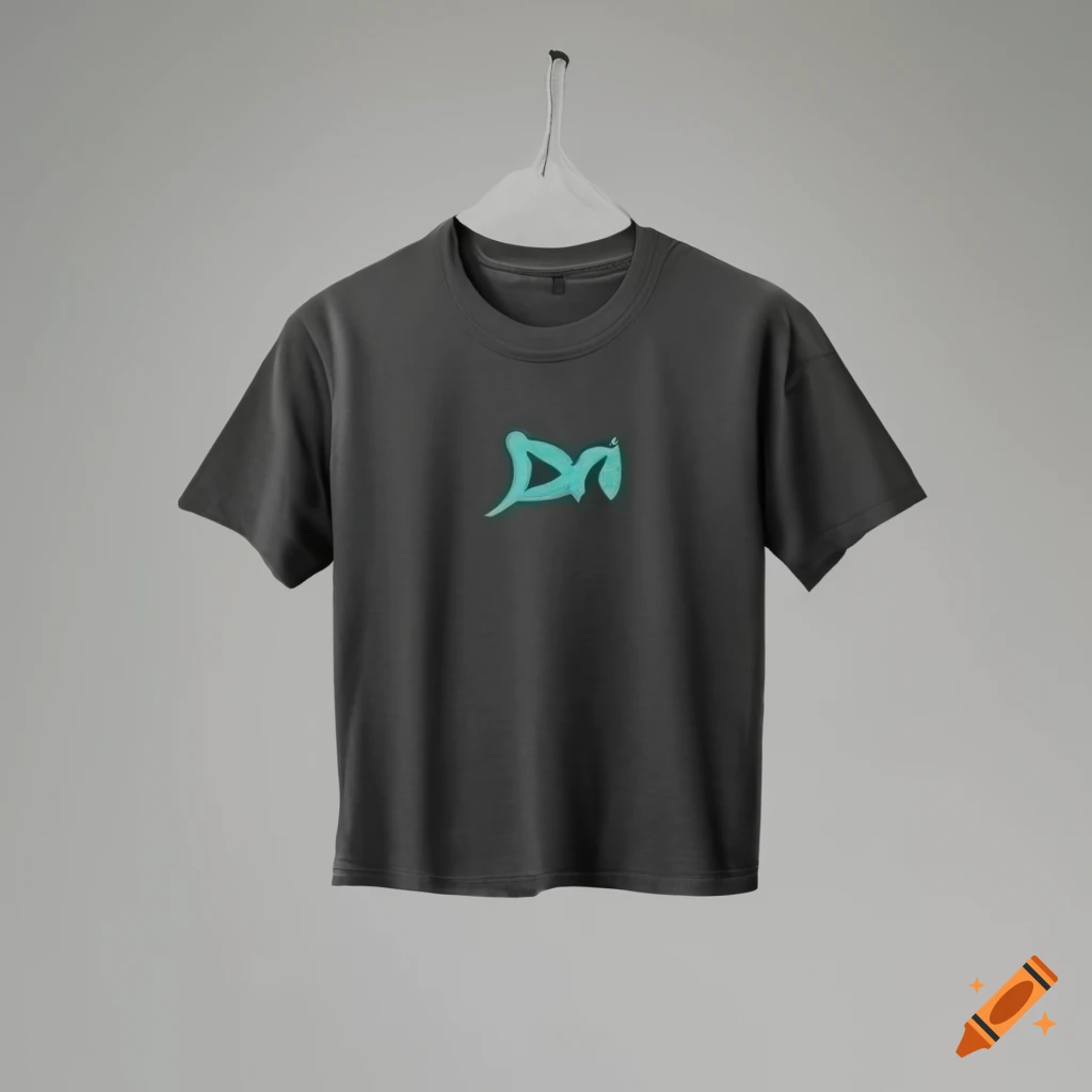 Simple small logo t-shirt design on Craiyon