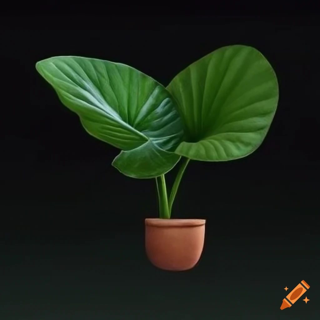 Stylish aroid plant on Craiyon