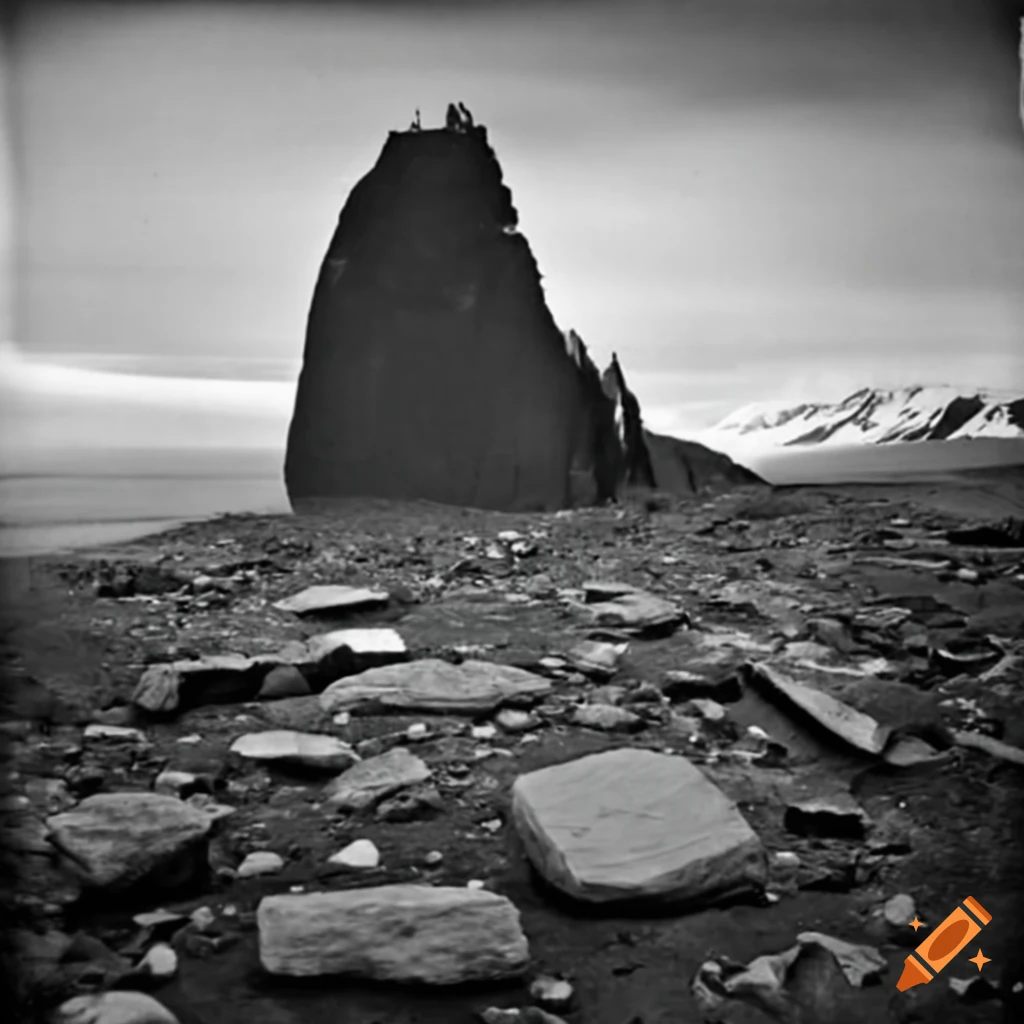 1930s explorers discovering ancient stone structures in the antarctic ...