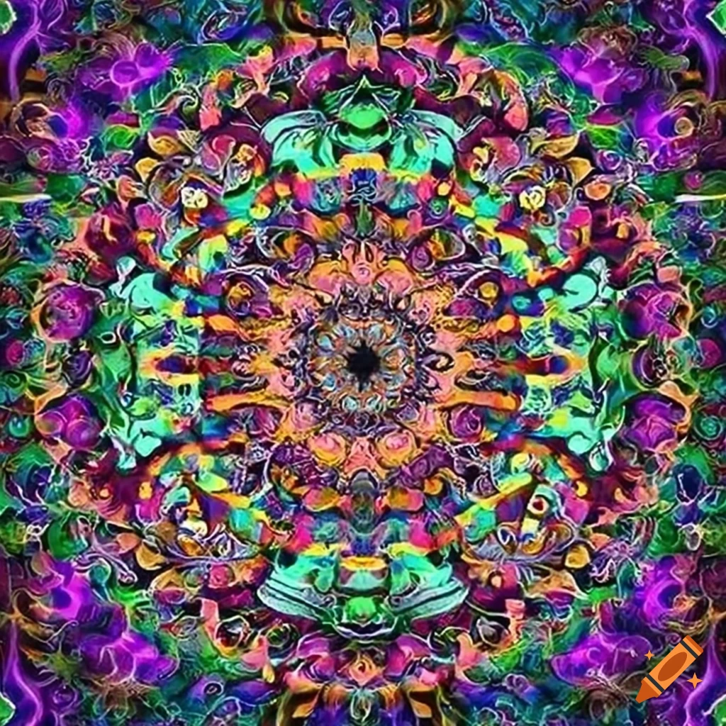 Colorful personalized radial mandala symbolizing inner strength and ...