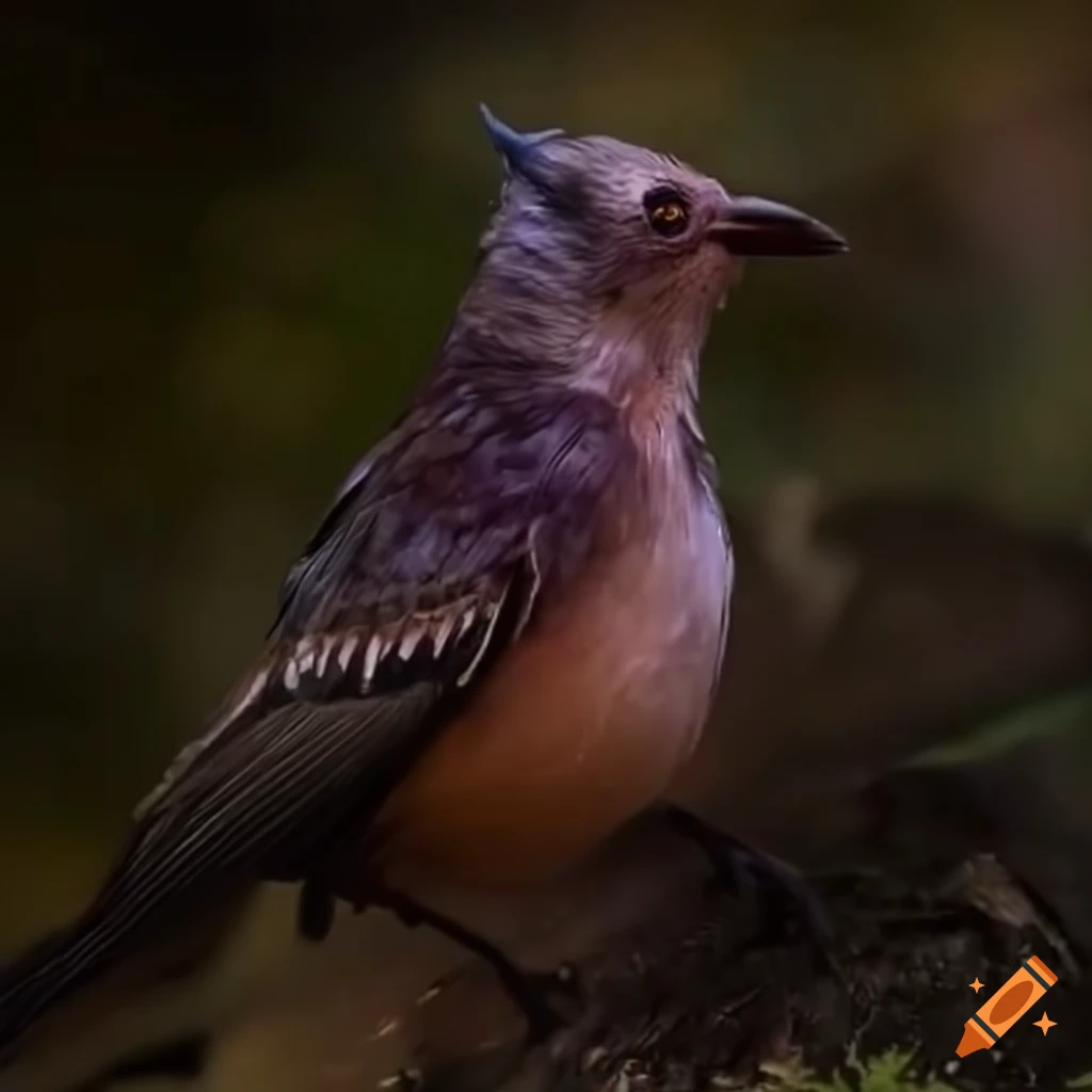 Fallen druid corrupted by beelzebub in bird form on Craiyon