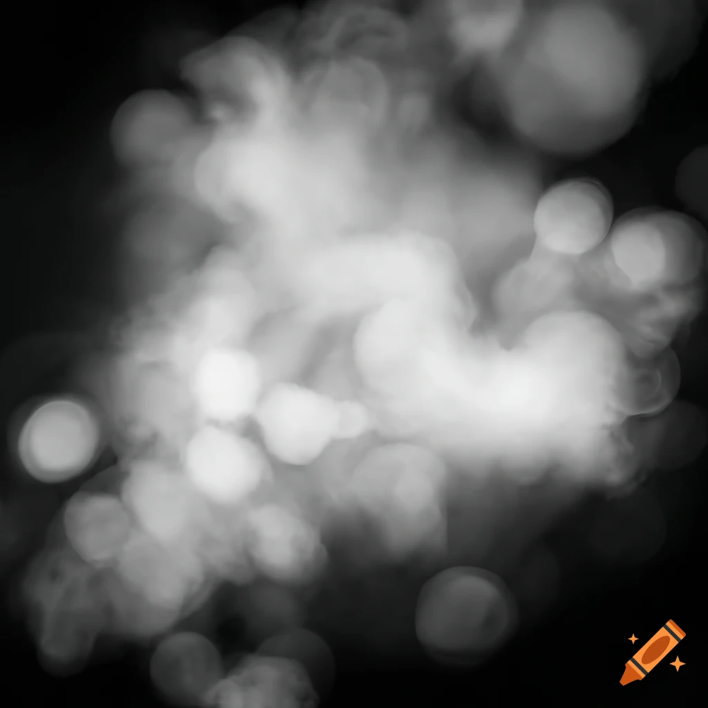 Minimalist black and white smoky texture with vintage clouds on Craiyon