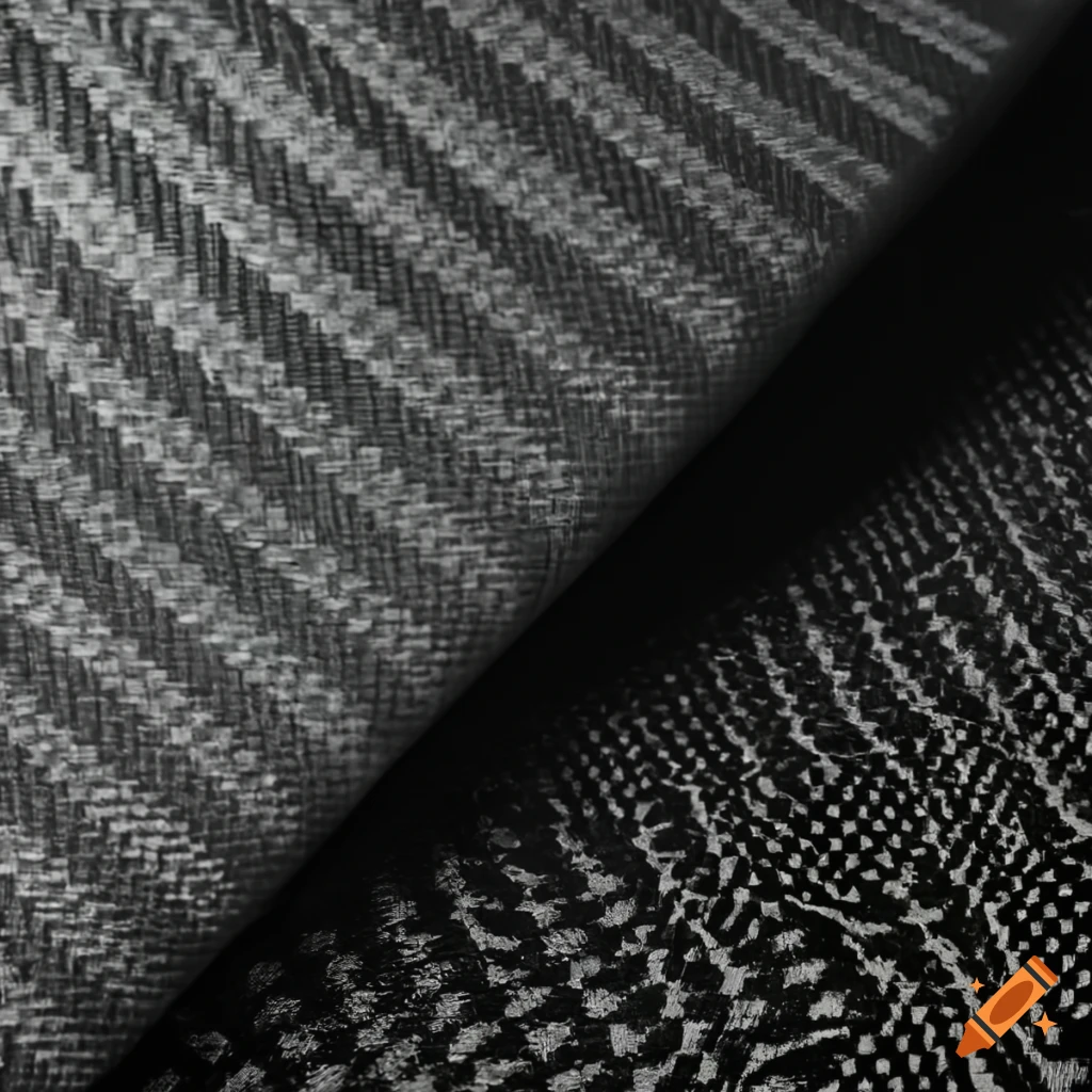 Carbon fiber fabric texture on Craiyon