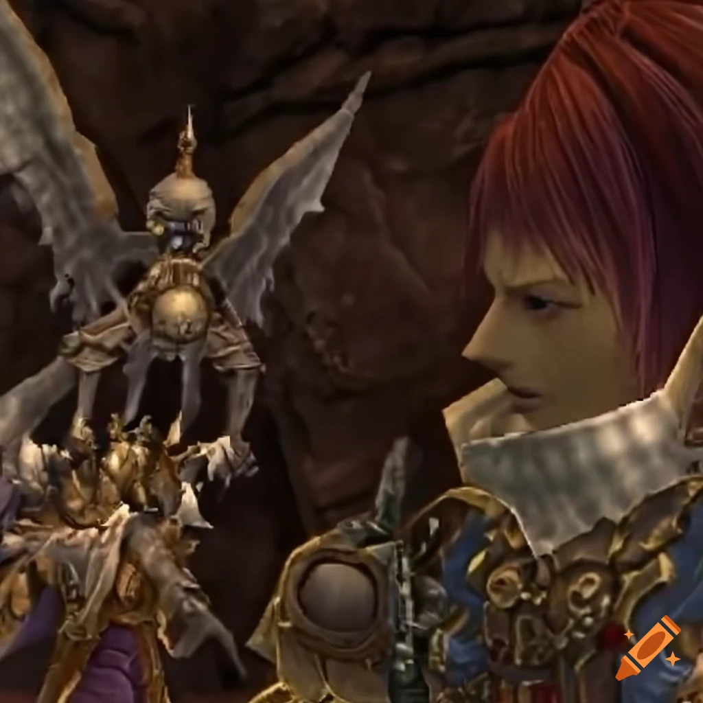 Iconic battle against the Dwarf-like metal Lich from Final Fantasy IX ...