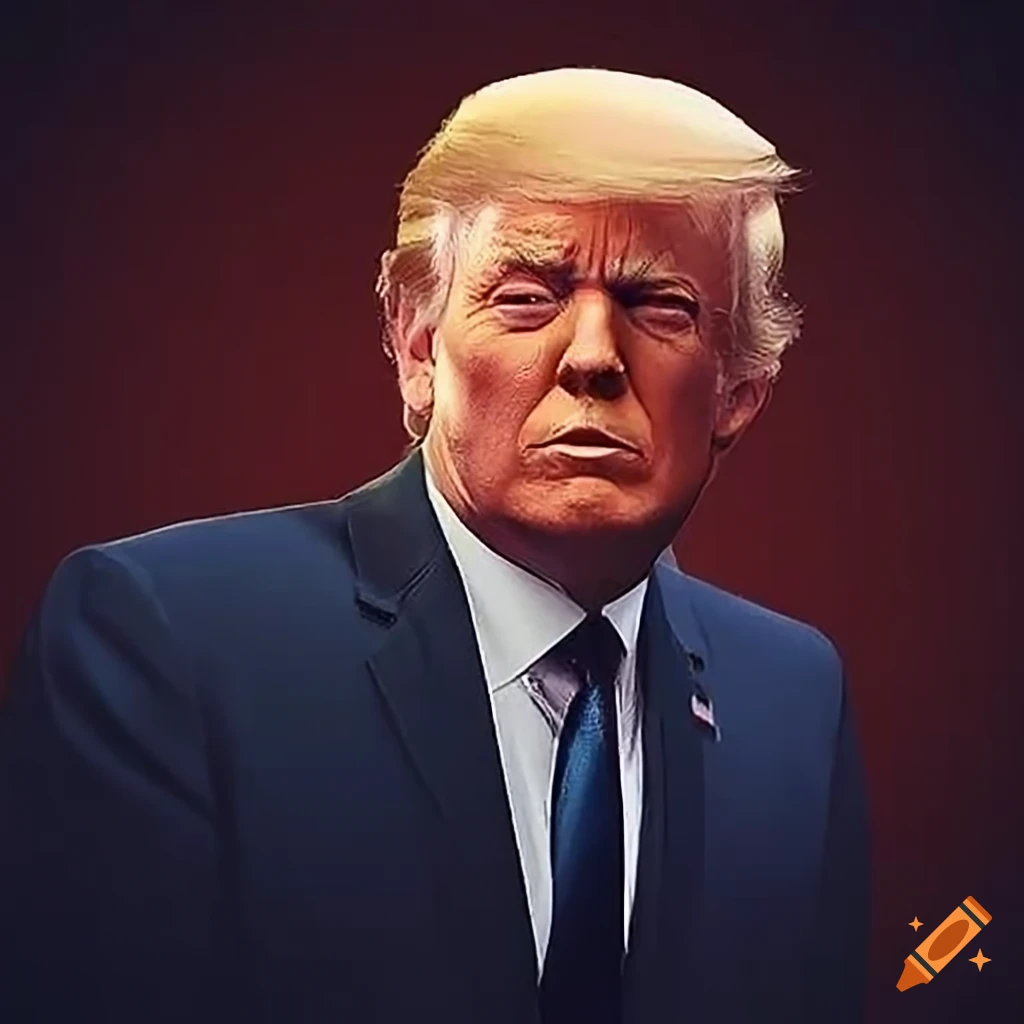 Donald trump on Craiyon