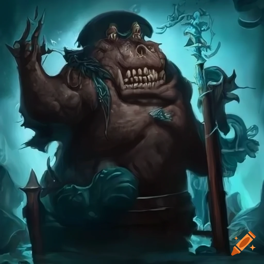 D&d fantasy god of piracy, necromancy, trickery and the sea depicted as ...