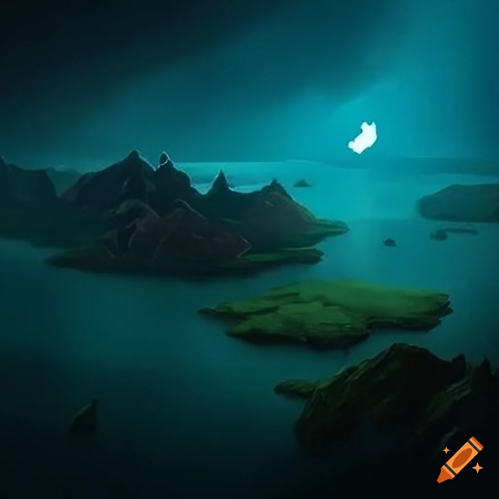 Fictional archipelago on Craiyon