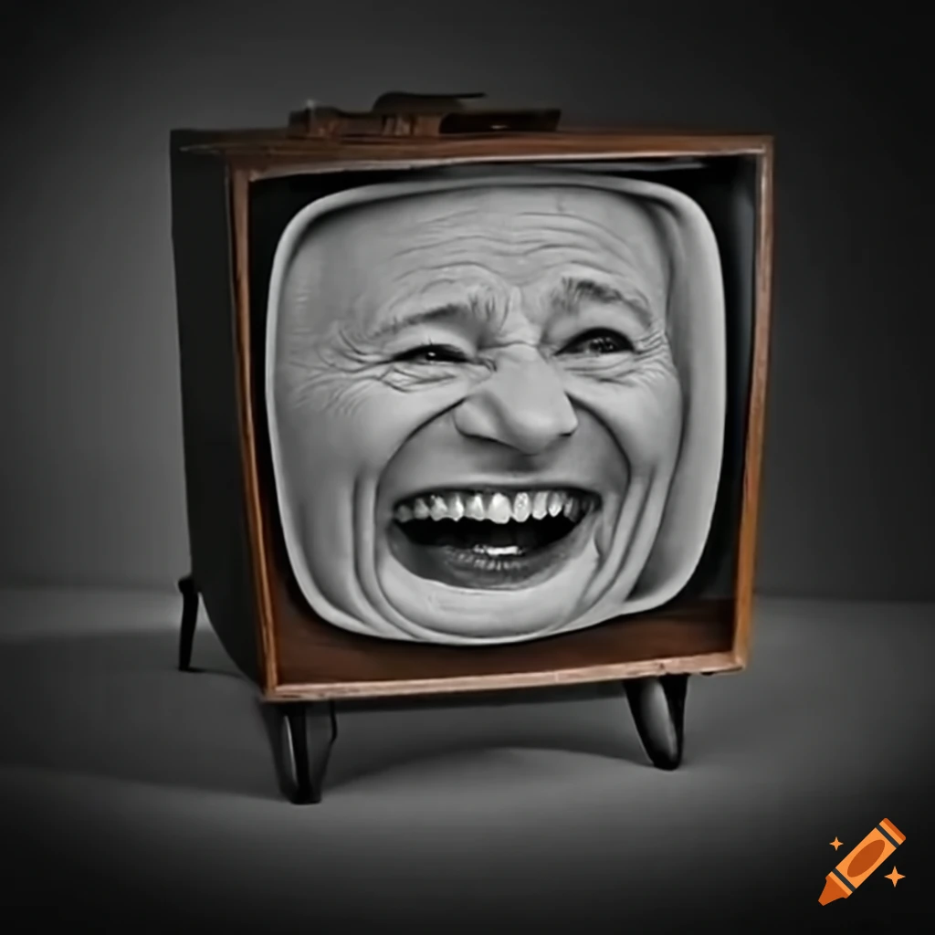 Old fashioned Television With A Laughing Expression On Craiyon old-fashioned-television-with-a-laughing-expression-on-craiyon