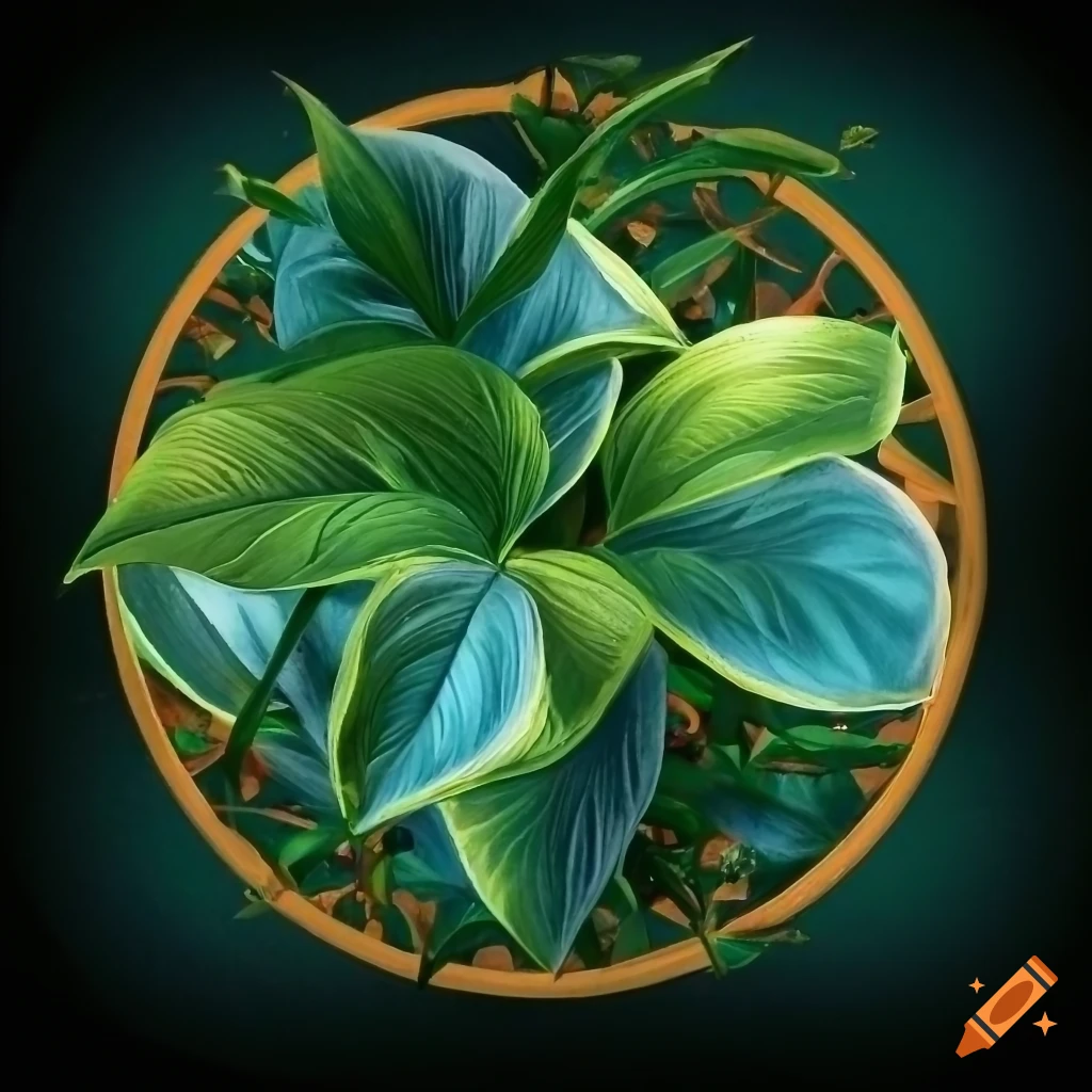 Highly detailed hyper realistic indoor plant by a window in natural ...