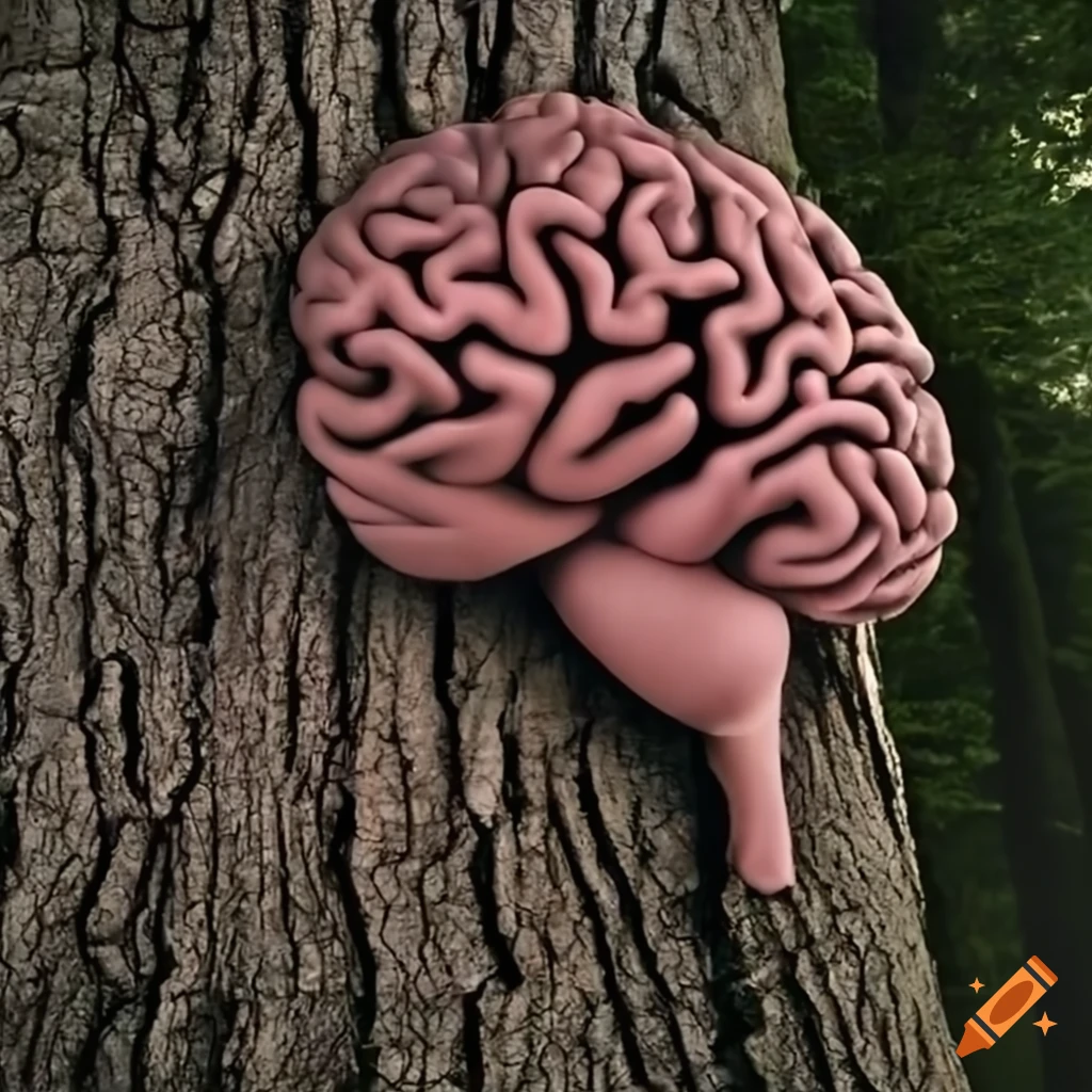 Brain in a tree on Craiyon