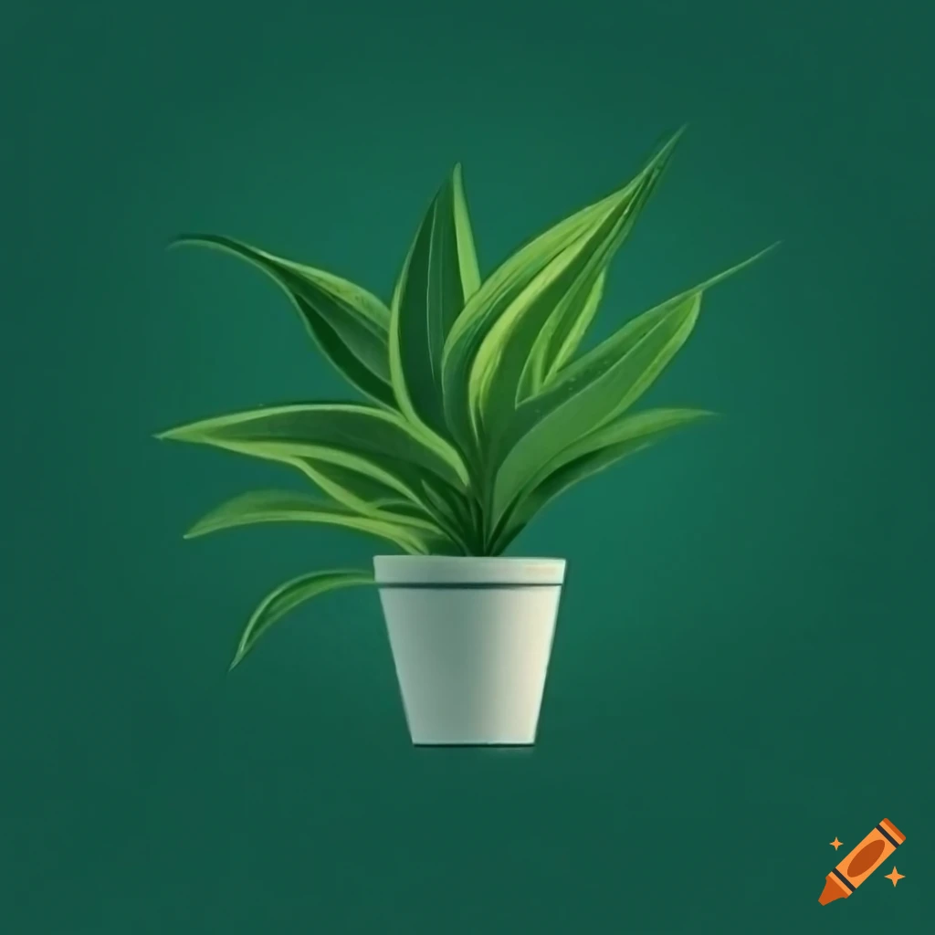 Highly detailed hyper realistic indoor plant by a window in natural ...