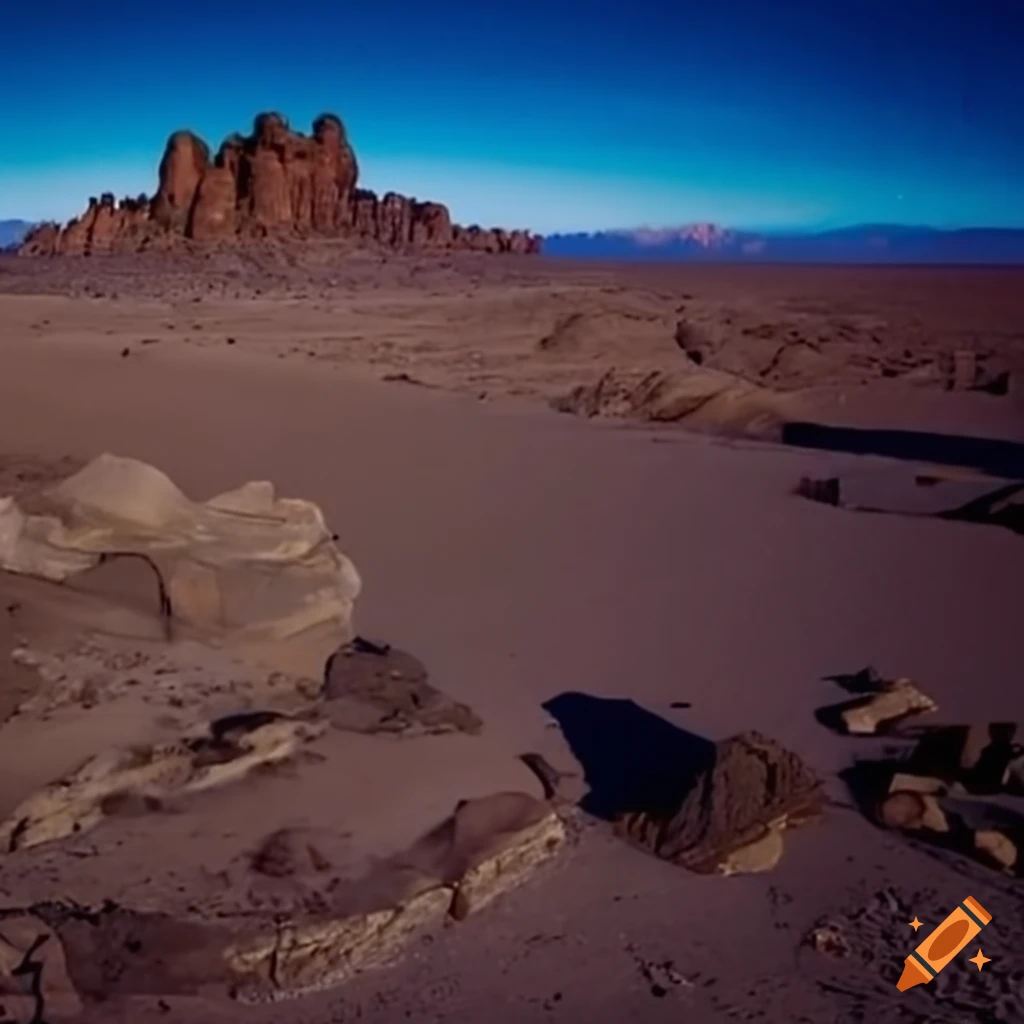 Post rock desert area 51 ambient on Craiyon