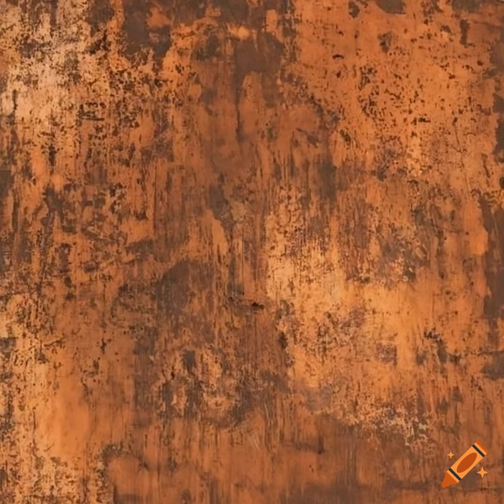 Smooth and unusual eroded metal floor covering on Craiyon