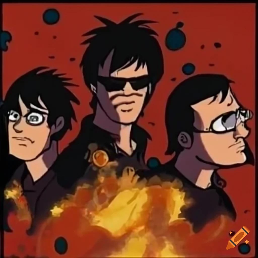Colorful 2003 Cartoon Network cartoon The Boondock Saints on Craiyon