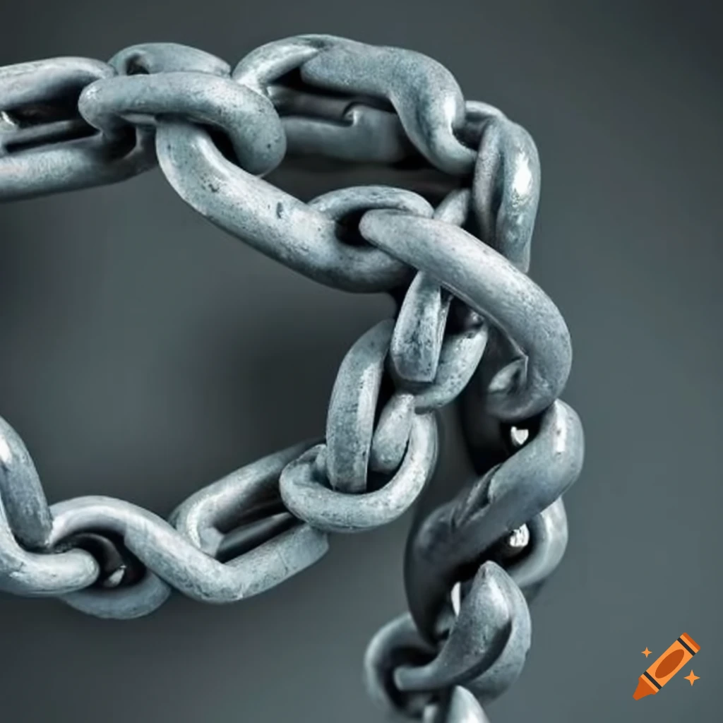 Steel chain on Craiyon