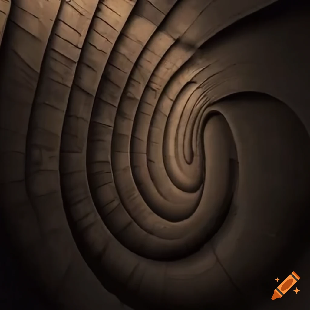 Numerous portals in a wall on Craiyon