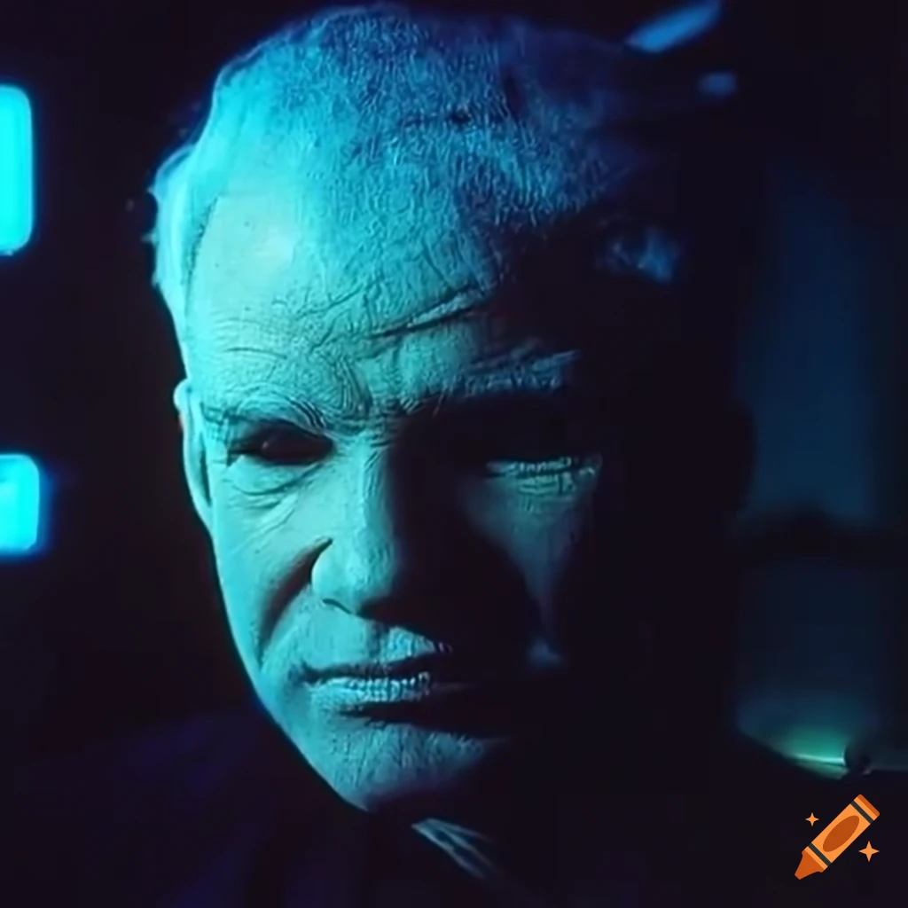 90s footage of cyberpunk steve martin on Craiyon