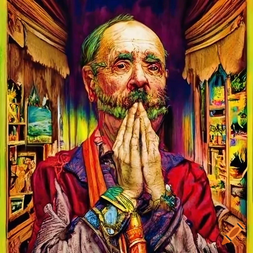 Artwork inspired by rumi with graphic novel vibes and vivid details on ...