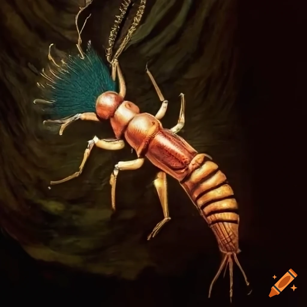 Earwig art inspired by Ivan Biliban, Francisco Eppens Helguera, Ernst ...