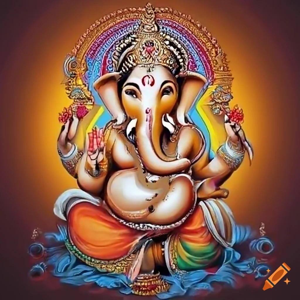 Ganesh ji on Craiyon